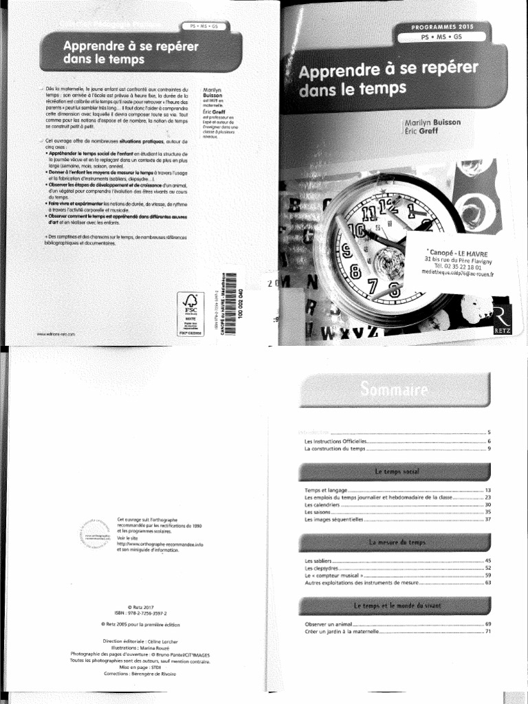 Apprendre À Se Repérer Dans Le Temps | PDF