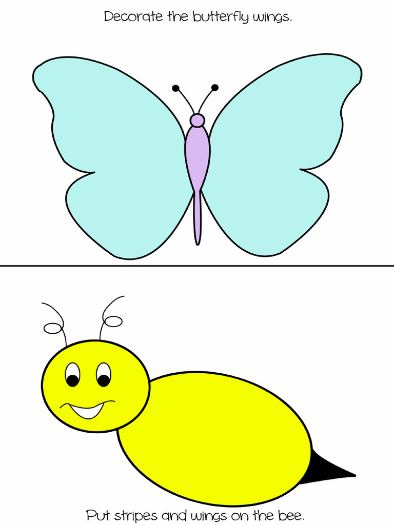 Insect Play Dough Mat Set | PDF