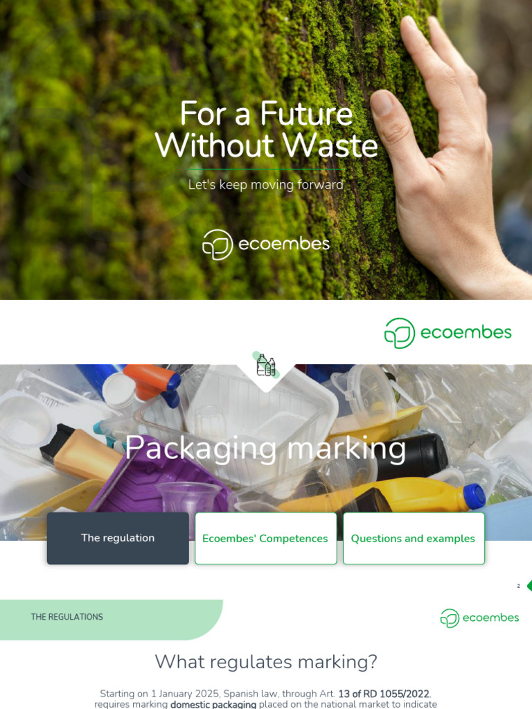 Spanish Packaging Marking Regulations 2025 | PDF
