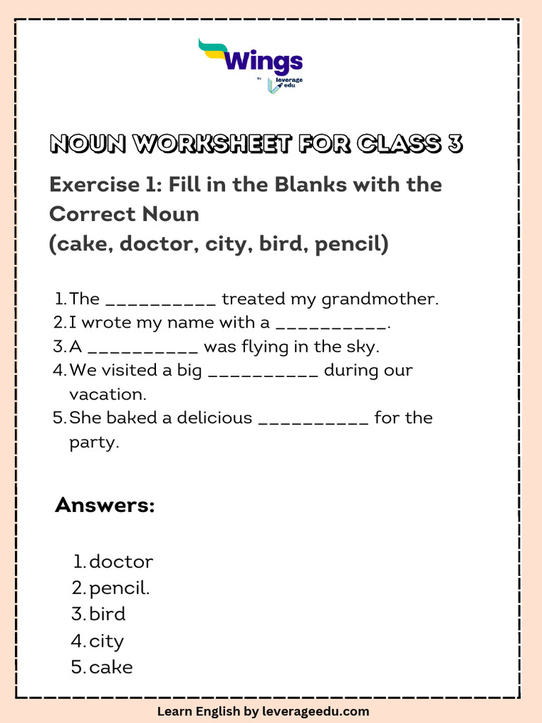 Learn English Worksheet PDF 38 | PDF