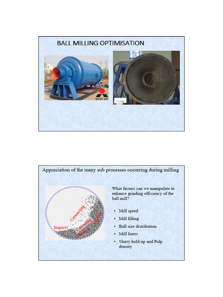 Ball Milling Optimisation | PDF | Mechanical Engineering | Mechanics