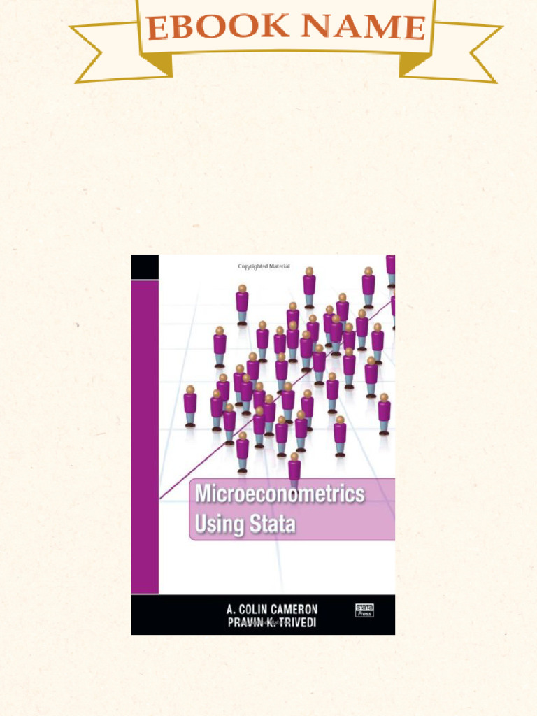 Microeconometrics Using Stata 1st Edition A. Colin Cameron instant download | PDF