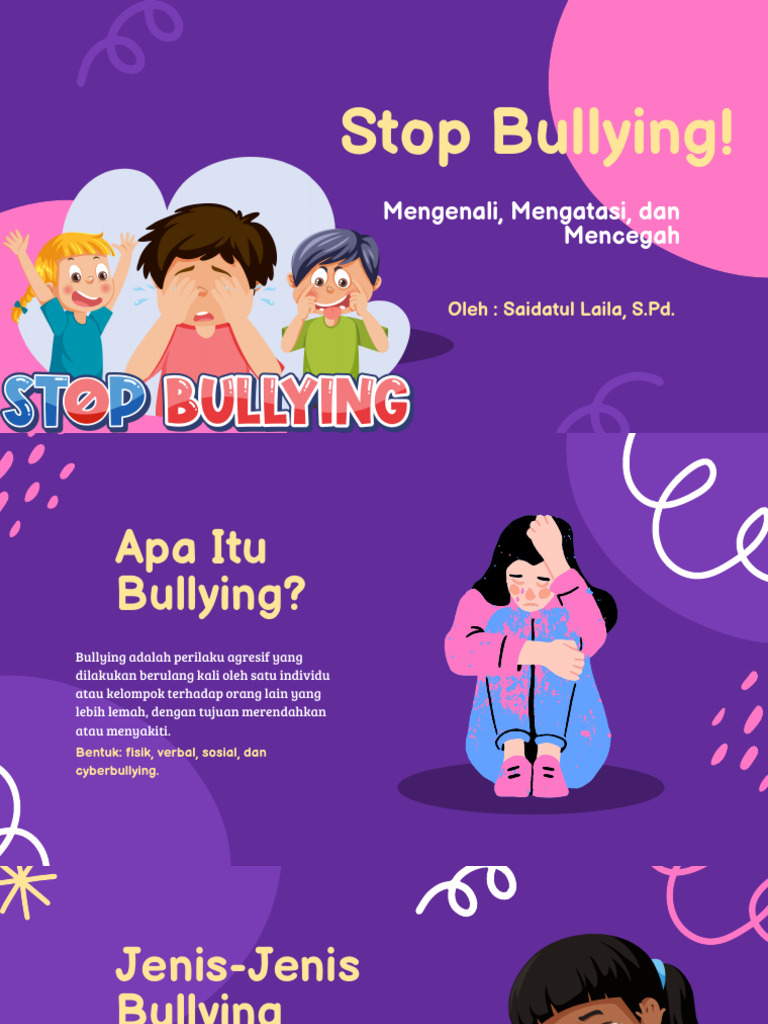 Infografis Pencegahan Bullying | PDF