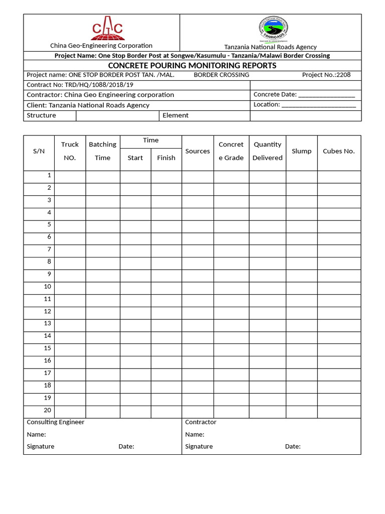 Concrete Worksheet | PDF