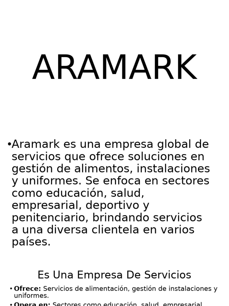 ARAMARK | PDF