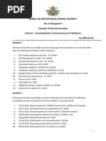 Class 11 Journal Entry Practice Questions | PDF