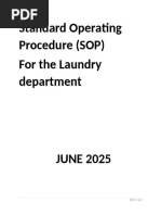 A-4 Inspection of Laundry Services Checklist | PDF | Health Care | Safety