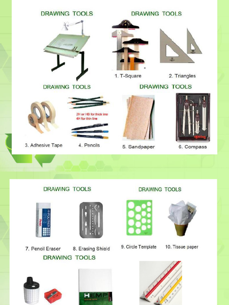 Lecture 1 - Drawing Equipment | PDF