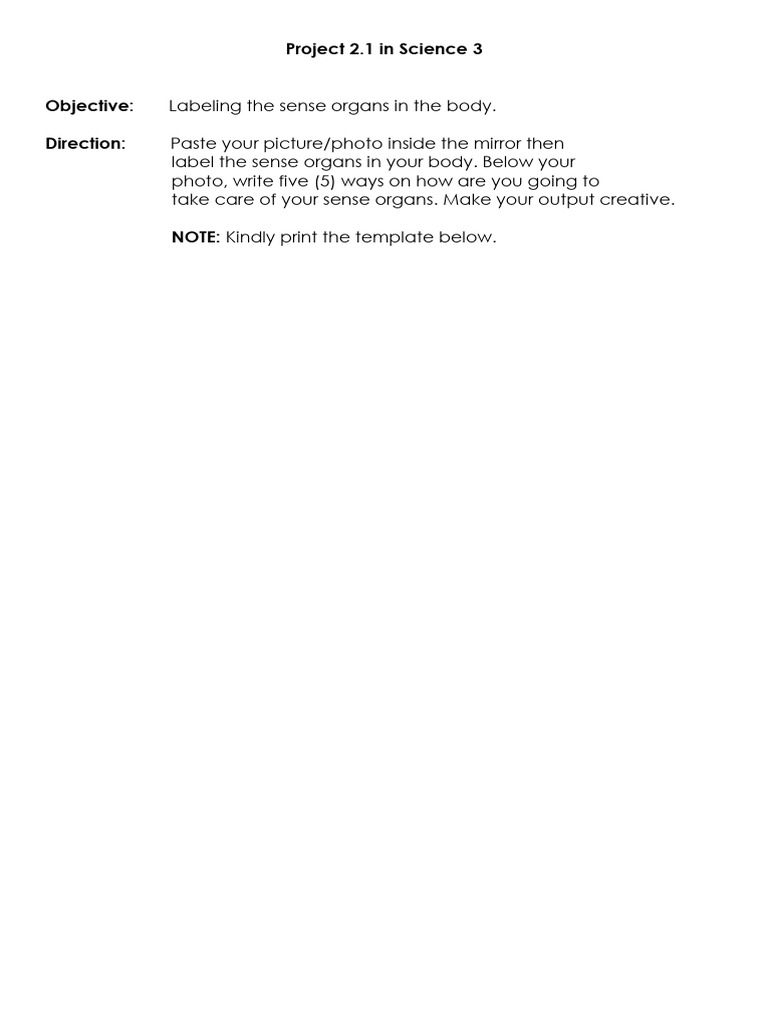 Project 2.1 Science | PDF