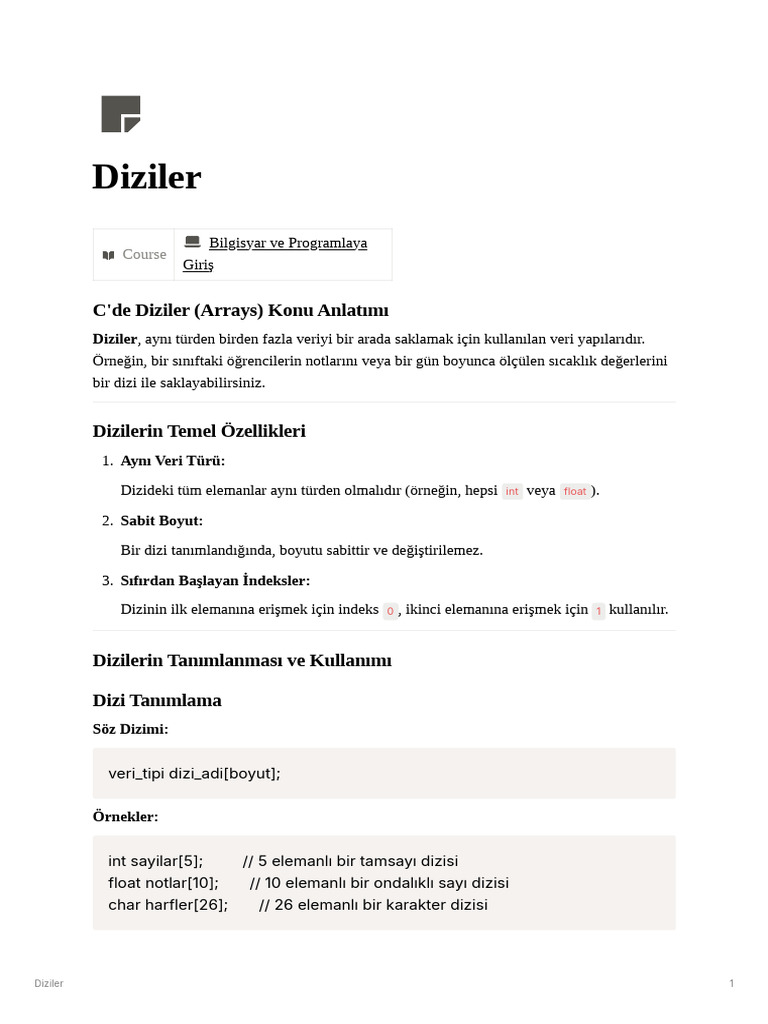 Diziler 1 Pdf