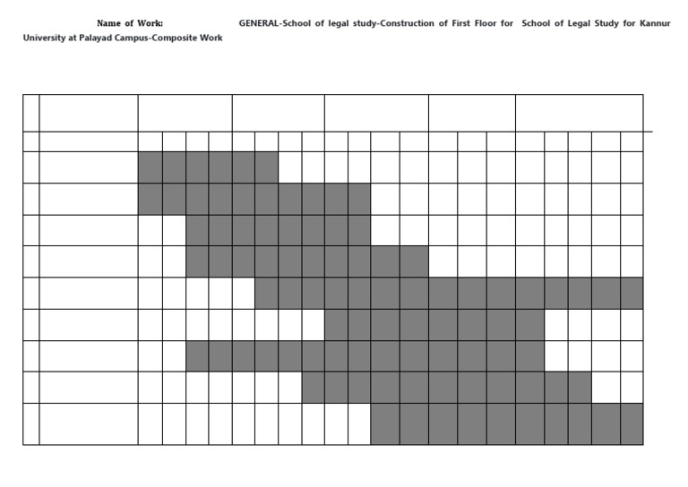 Work Time Chart Legal Studies | PDF