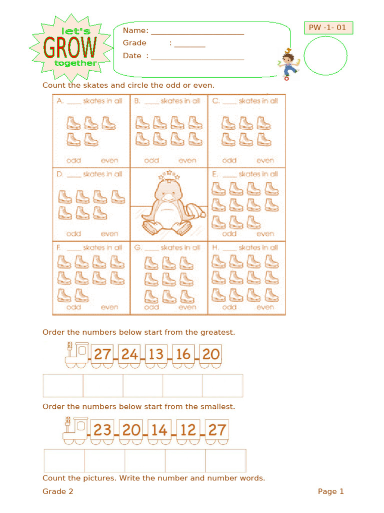 Grade 2 Math Practice Worksheet | PDF | Arithmetic | Mathematics