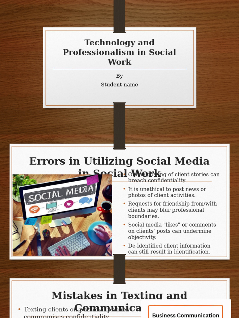 Technology and Professionalism in Social Work | PDF | Artificial ...