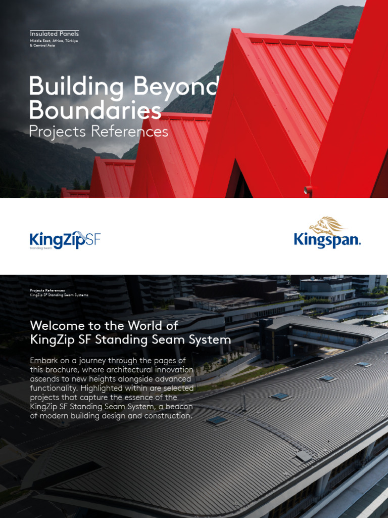 Kingspan Standing Seam Systems Kingzip SF Project References Brochure ...