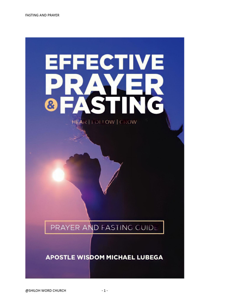 Effective Fasting and Prayer Guide | PDF | Prayer | Jesus