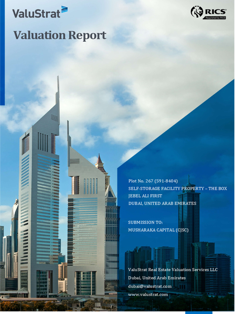 Valuation Report - Sample UAE | PDF | Valuation (Finance) | Real Estate ...