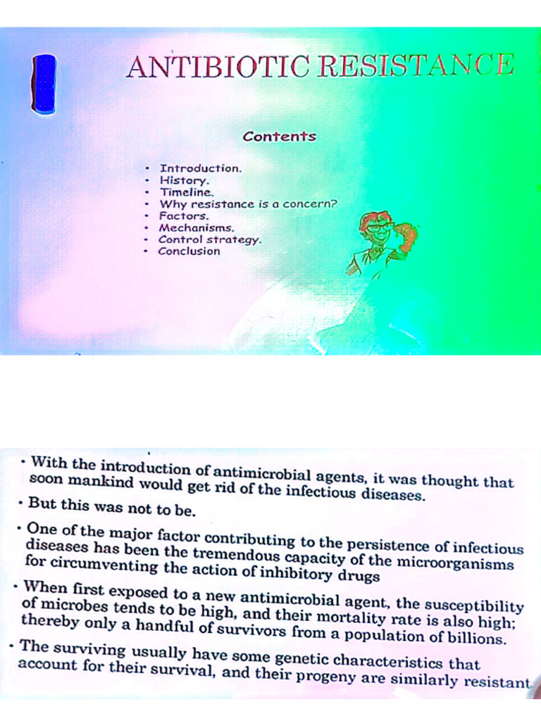 Antimicrobial Resistance | PDF