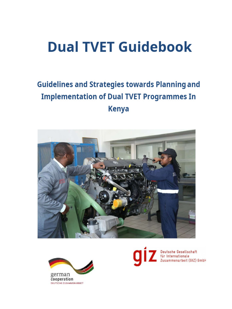 Dual TVET Implementation Guide for Kenya | PDF | Vocational Education ...