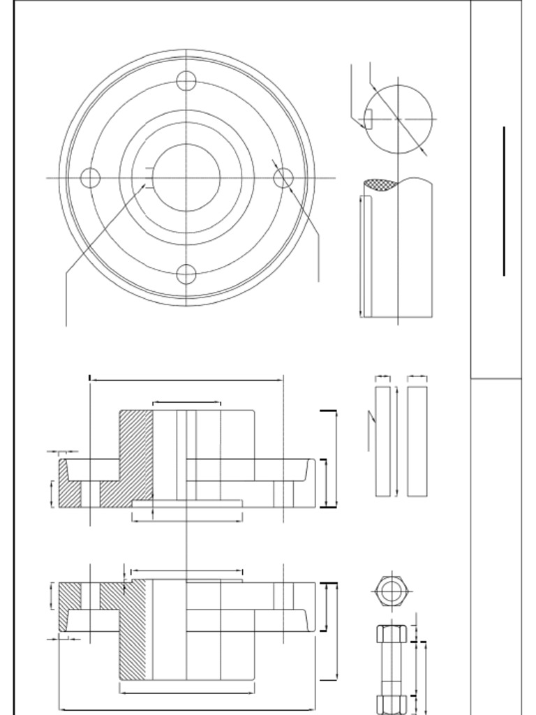 Details of Protected Flange Coupling (1) - Rotated | PDF