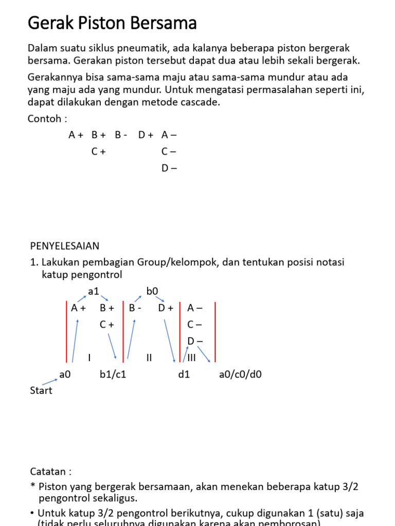Materi-12 Metode Cascade Dengan Gerakan Piston Bersama | PDF