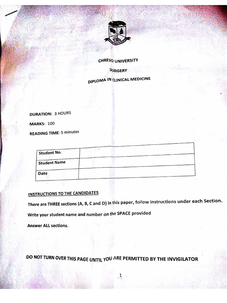 Surgery ..... Past Papers | PDF