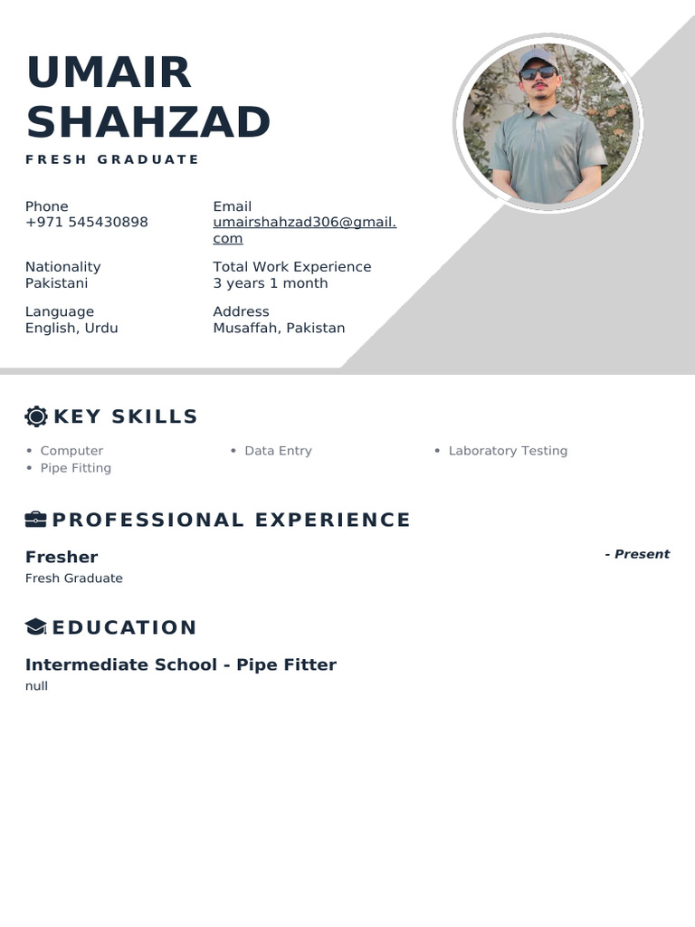 Umair Shahzad Naukrigulf CV 21may2025 | PDF
