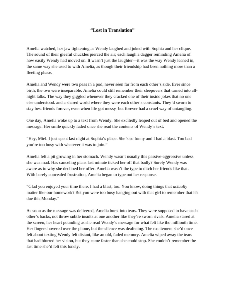 English 9 Short Story 3rd Quarter | PDF