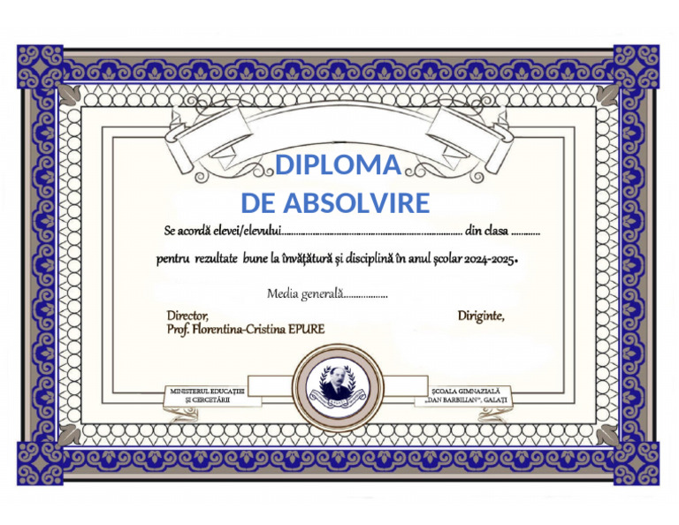 Diploma Absolvire | PDF