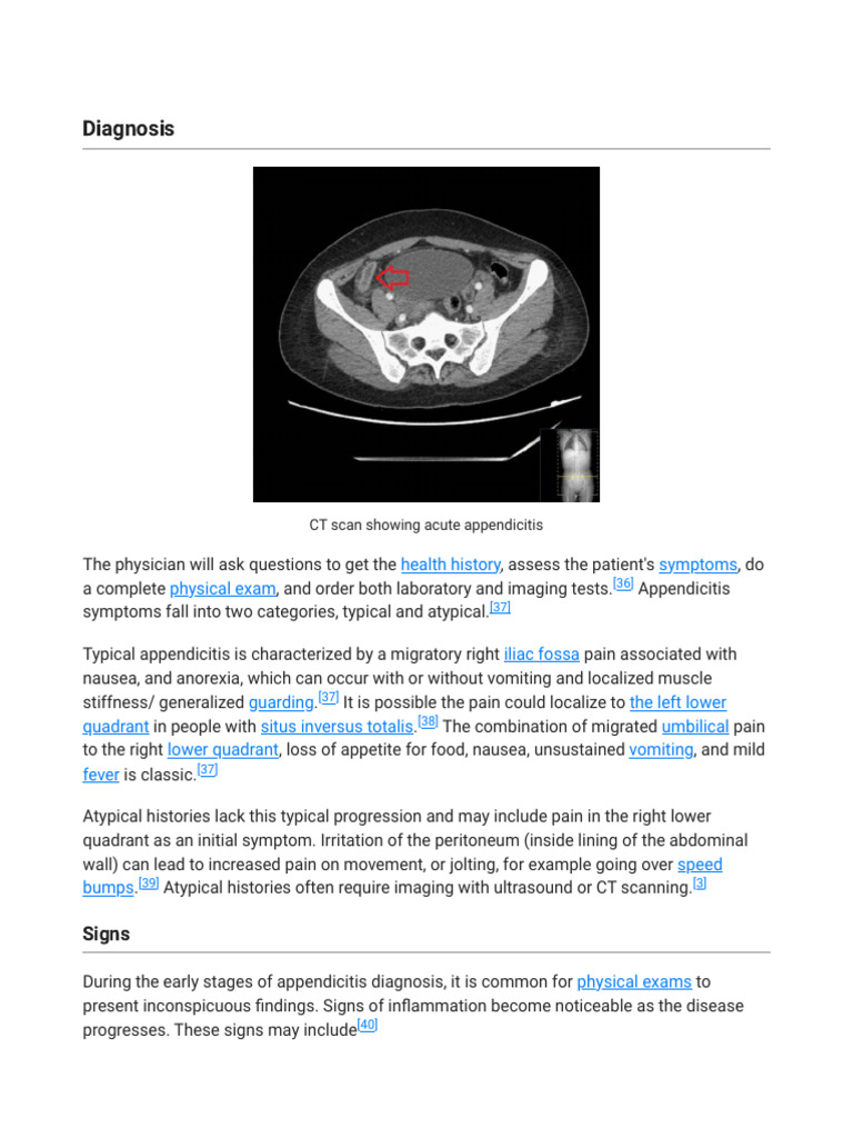 Diagnosis of Appendicitis | PDF | Medical Ultrasound | Gastroenterology