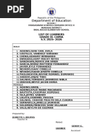 Class List 2025 | PDF