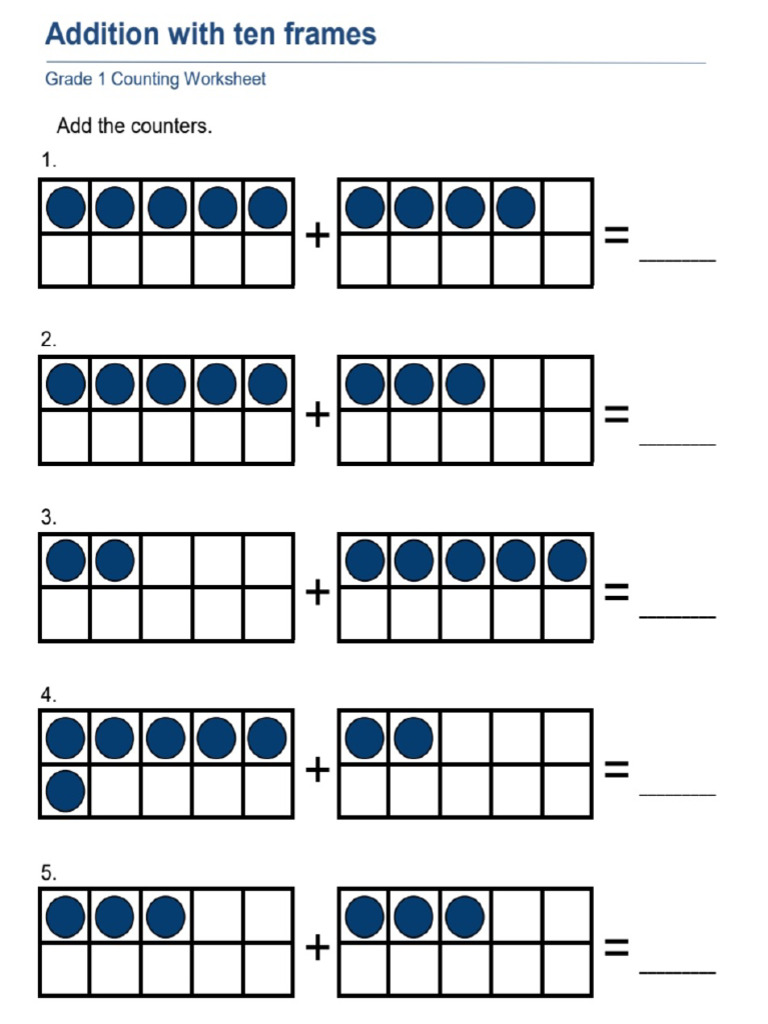 Addition (1 20) | PDF