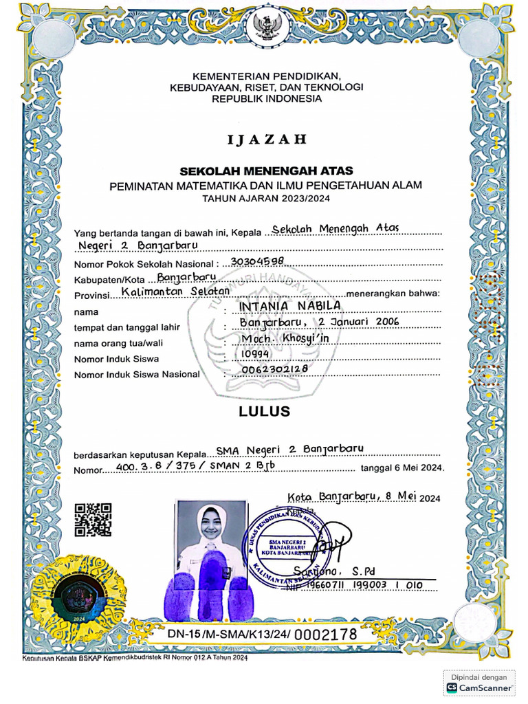 Ijazah Intan | PDF