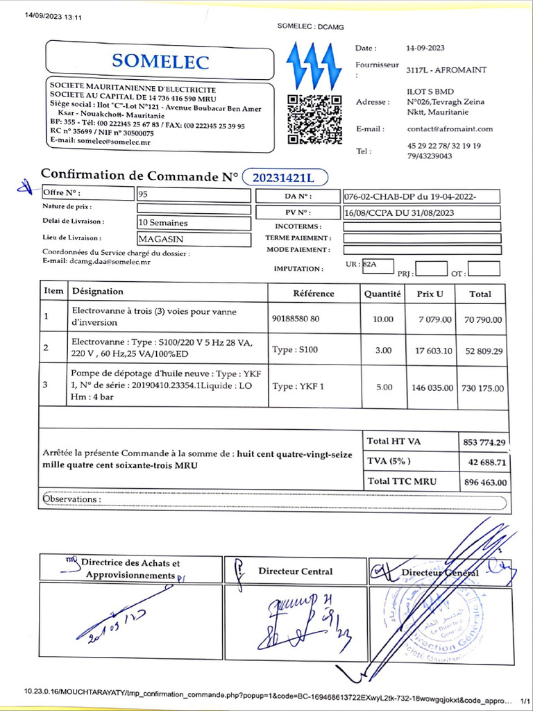 Électrovanne Et Pompe | PDF