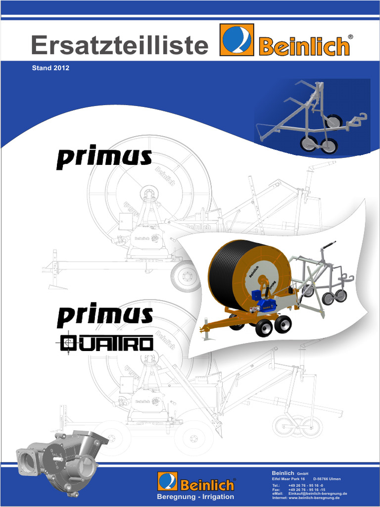 Spare Parts Primus 2014 Display Eng | PDF | Mechanical Engineering | Machines