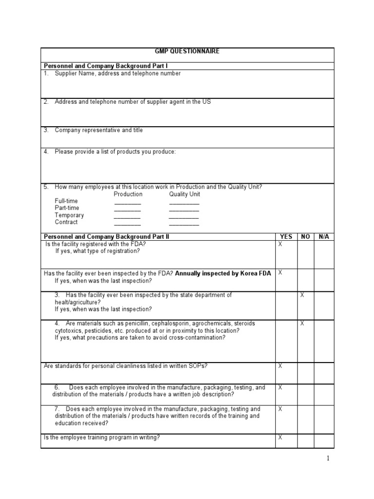 Supplier Qualification Form C-67194 | Verification And Validation ...