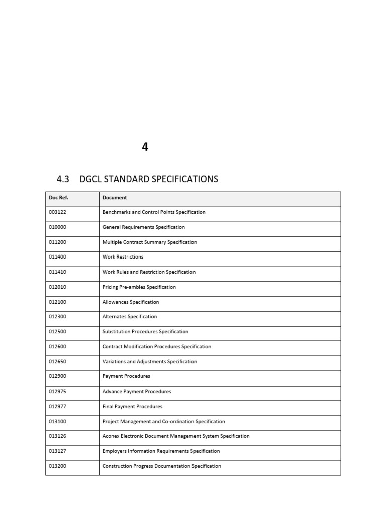 4.3 DGCL Standards | PDF | Specification (Technical Standard) | Employment