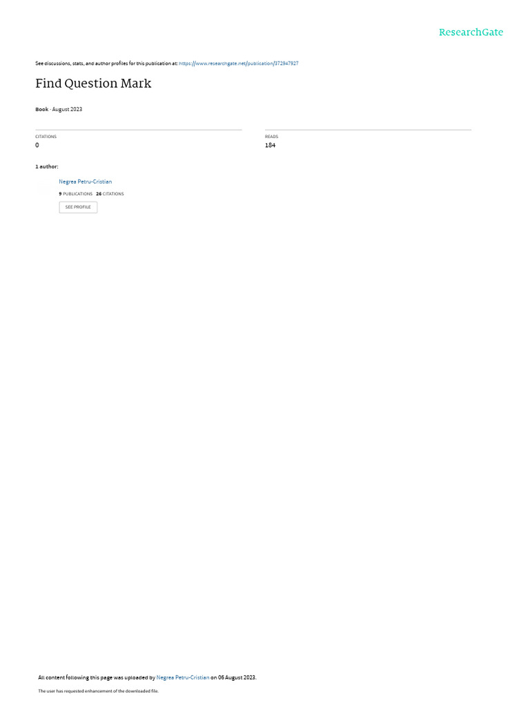 Find Question Mark | PDF | Mathematics
