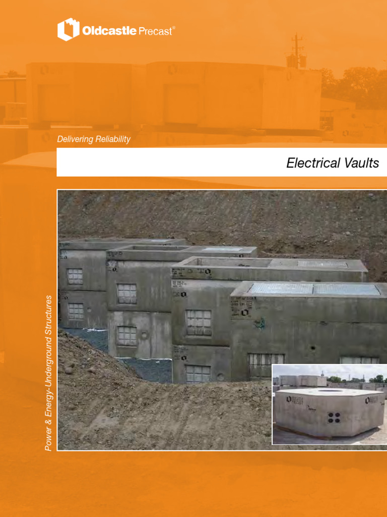 Precast Concrete Electrical Vaults Guide | PDF | Precast Concrete ...