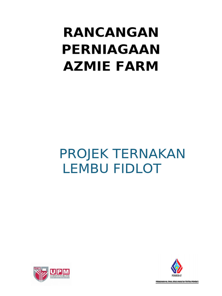 RP Perhebat Azmie Farm | PDF