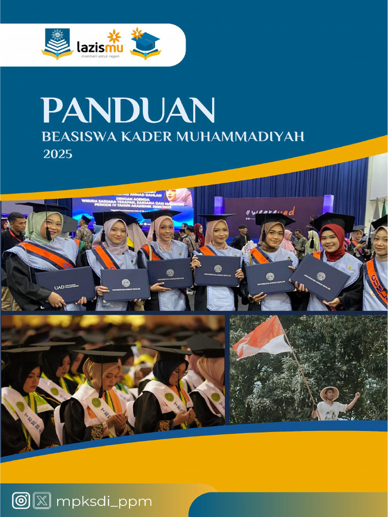 Buku Panduan Beasiswa Kader Muhammadiyah 2025 | PDF