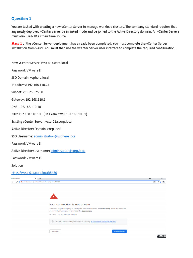 vCenter Server and Cluster Configuration Guide | PDF | Virtual Machine ...