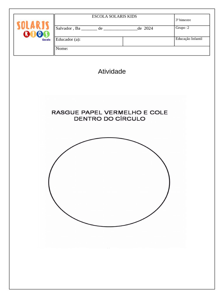 Atividade Do Circulo G2 | PDF