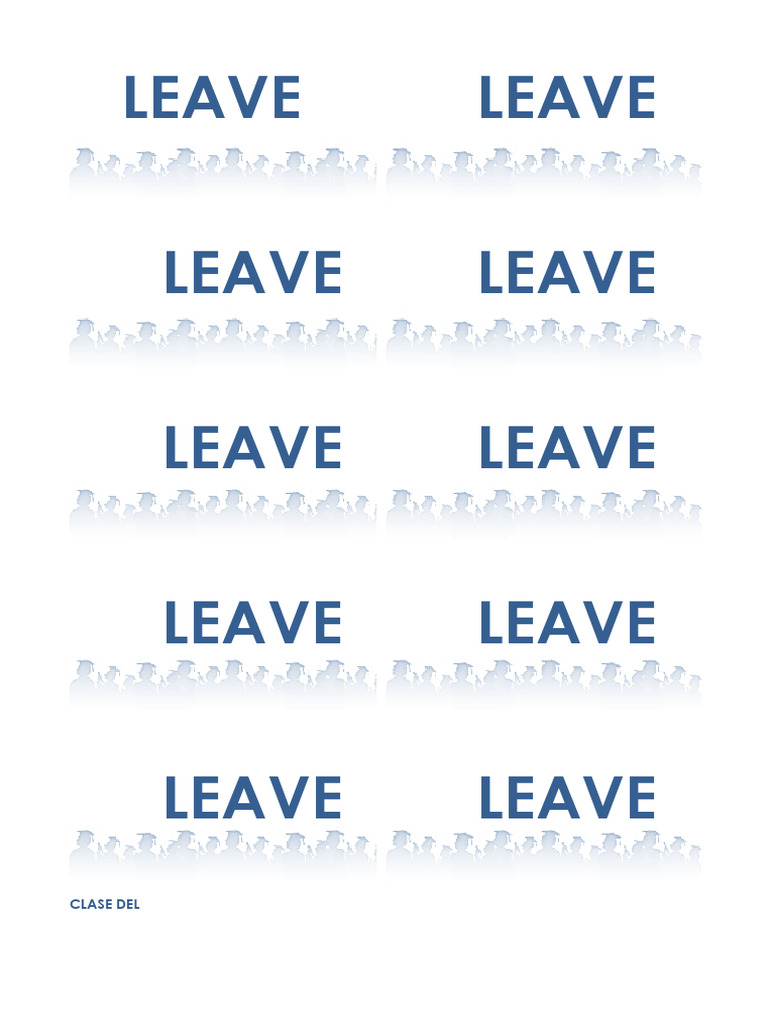 LEAVE | PDF