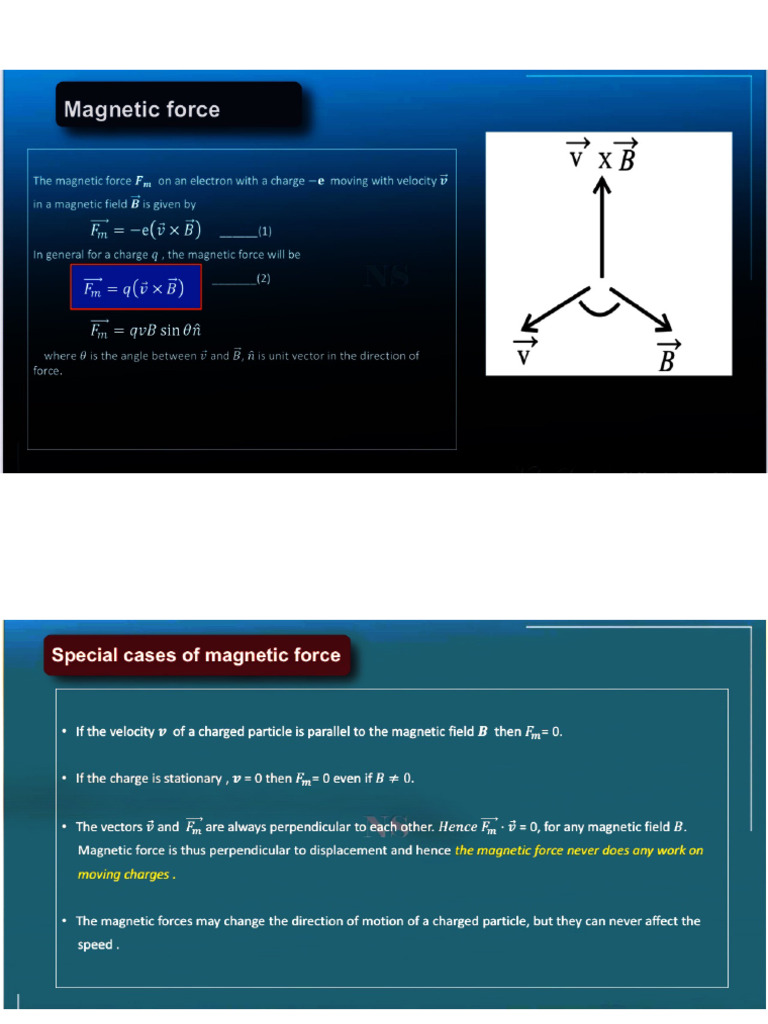 Magnetic Force | PDF