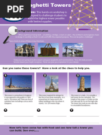Building Strong Popsicle Stick Towers | PDF | Creativity | Adhesive