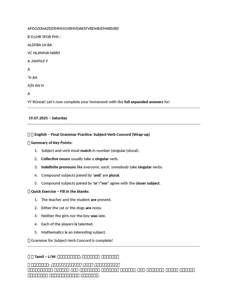 Everyone, Each, Somebody | PDF