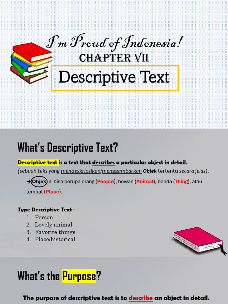 Descriptive Text Kelas 7 | PDF