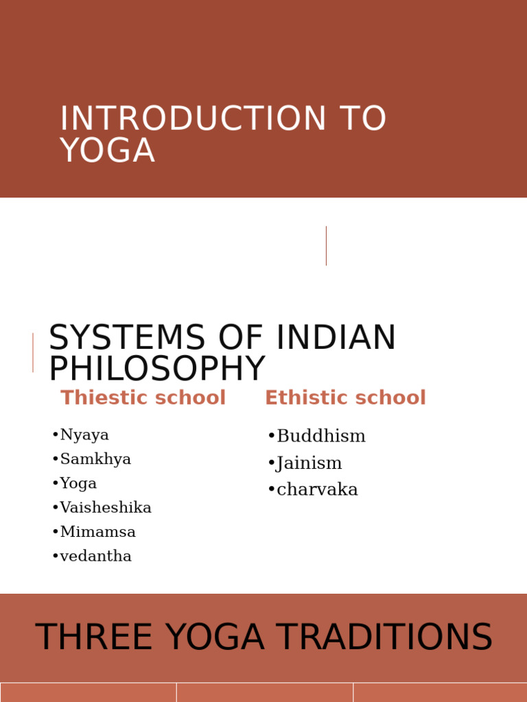 Introduction To Yoga | PDF
