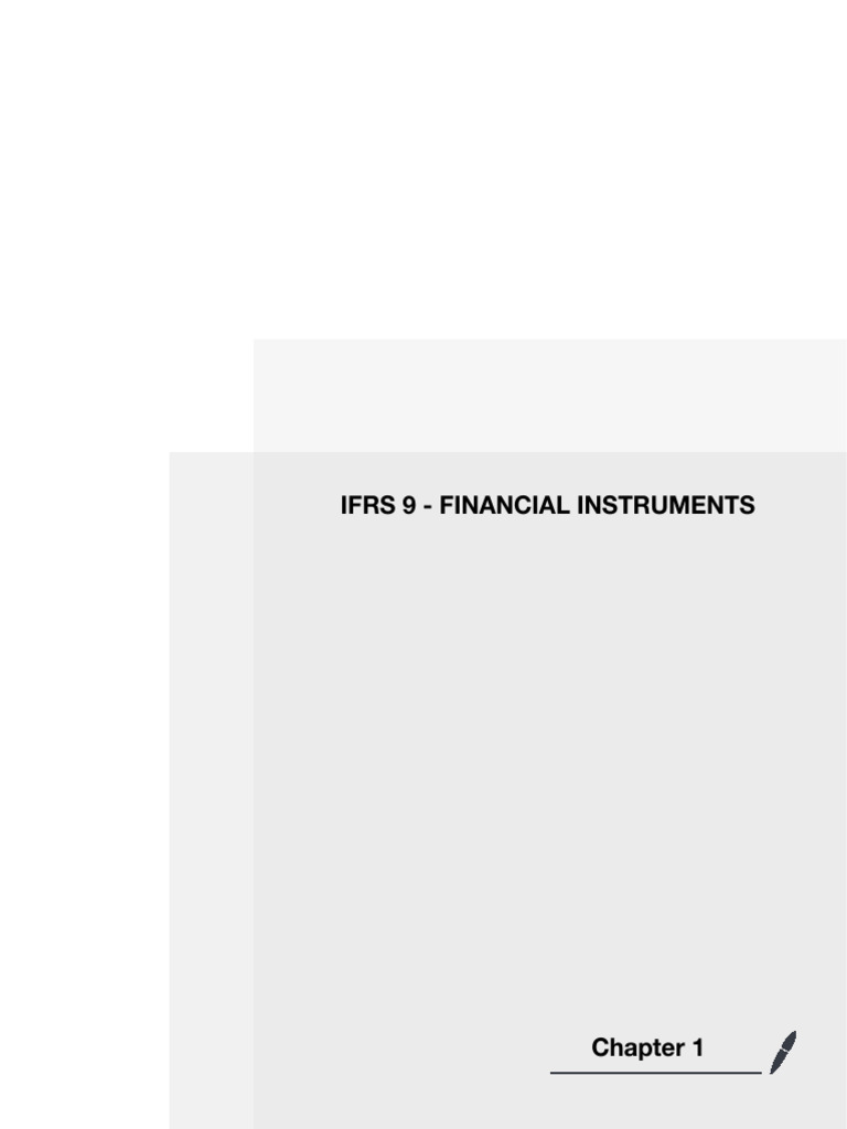 IFRS 9 - Financial Instruments | PDF | Private Sector | Financial ...