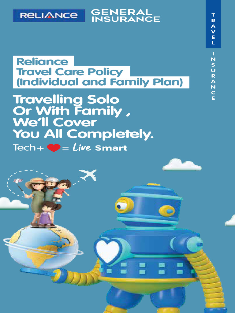 Reliance Travel Care Policy Individual and Family Plan Brochure New | PDF | Insurance | Deductible